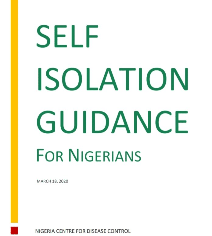 Coronavirus Self-isolation Guidance For Nigeria - Business ...